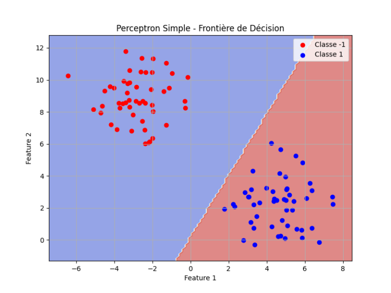 Modélisation et fonctionnement d’un neurone artificiel - Le Perceptron